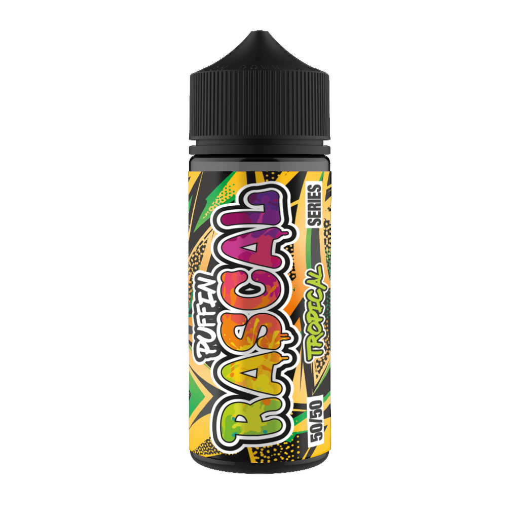 Puffin Rascal 100ml - Tropical 50/50 Short Fill – The Vape Life